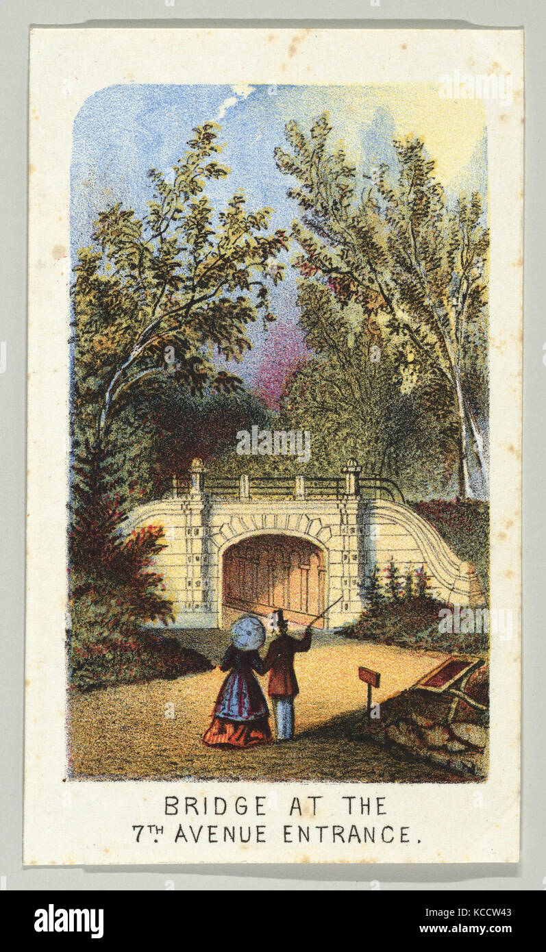 Drawings and Prints, Print, Bridge at the 7th Avenue Entrance, from the ...