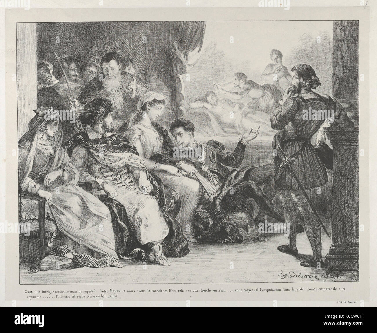 Shakespeare, Hamlet, act 3, scene 2, where Hamlet arranges for visiting ...