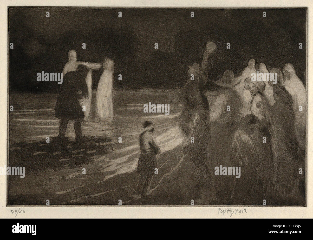 Drawings and Prints, Print, Native Baptism - Trinidad, Artist, George ...
