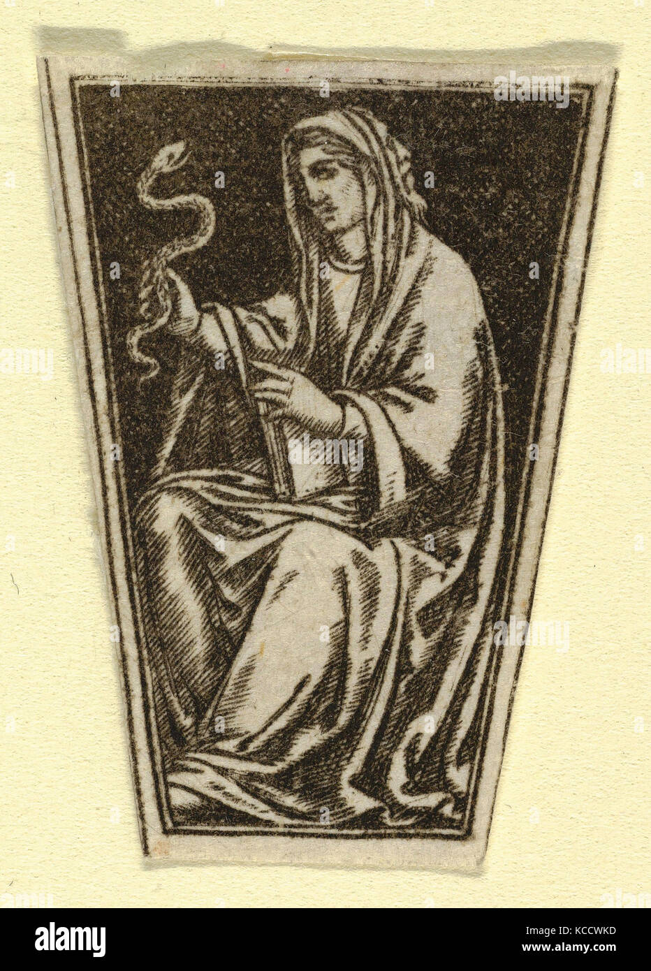 Drawings and Prints, Print, The cardinal virtue of Prudence represented ...