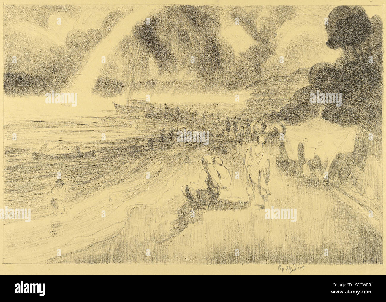 Drawings and Prints, Print, The Rainbow, Artist, George Overbury Pop ...