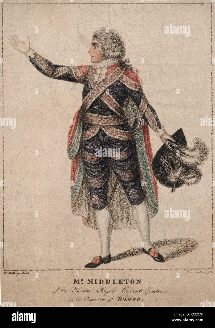 Drawings and Prints, Mr. Middleton of theatre Royal, Covent Garden, in ...