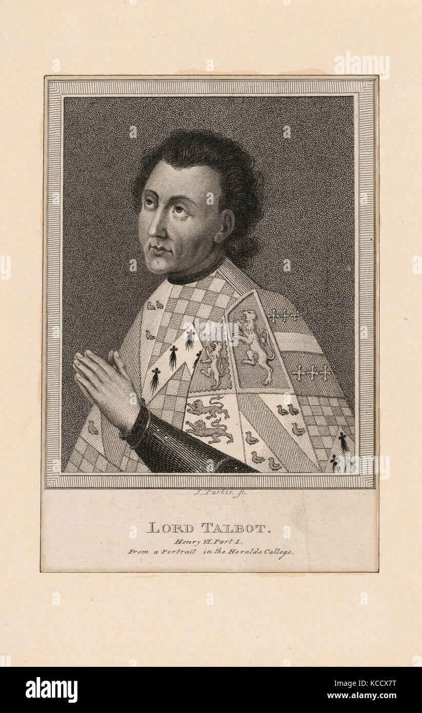 Drawings and Prints, Print, John Talbot, 1st Earl of Shrewsbury and 1st ...