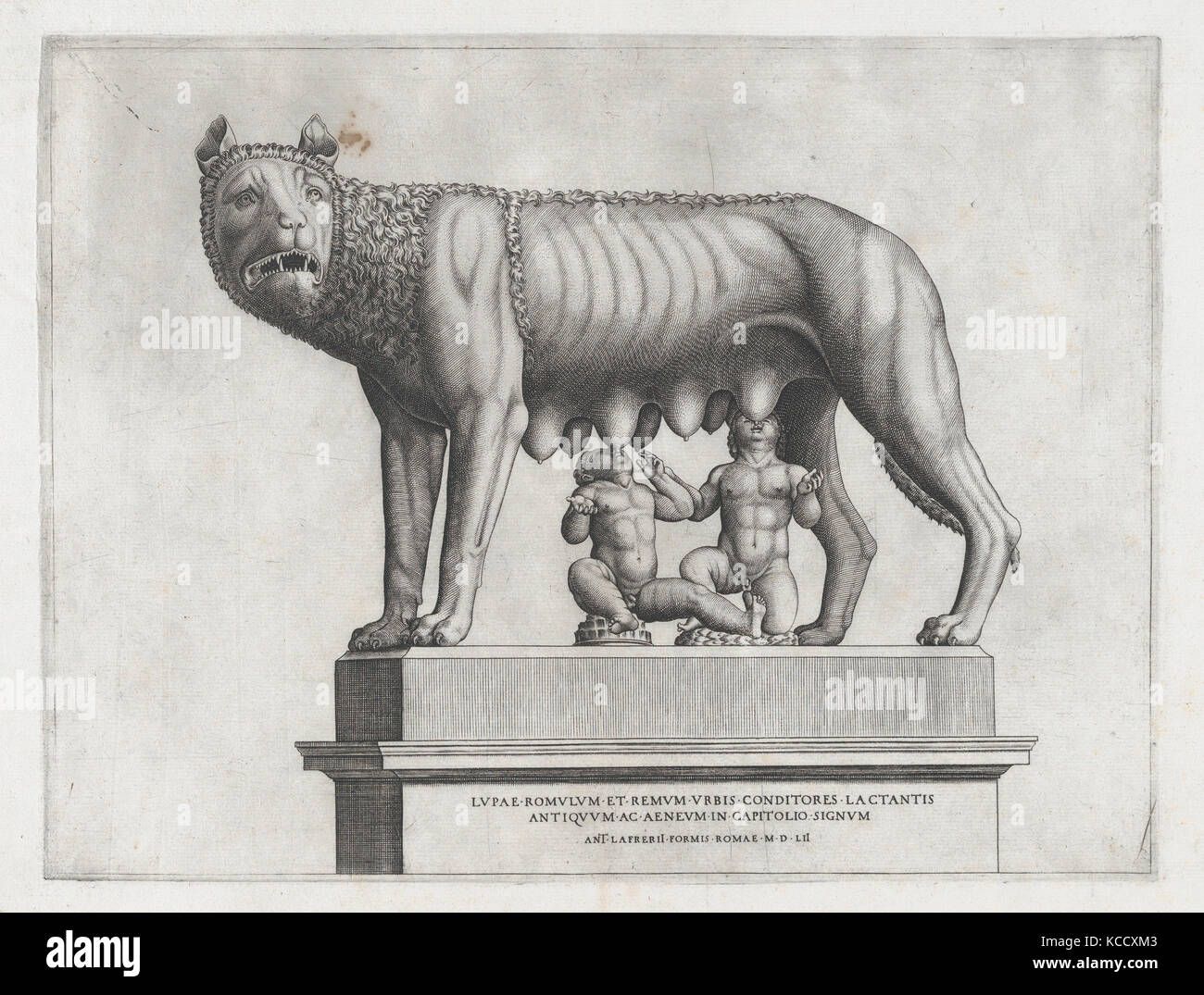 Speculum Romanae Magnificentiae: Romulus and Remus, Anonymous, 1552 ...