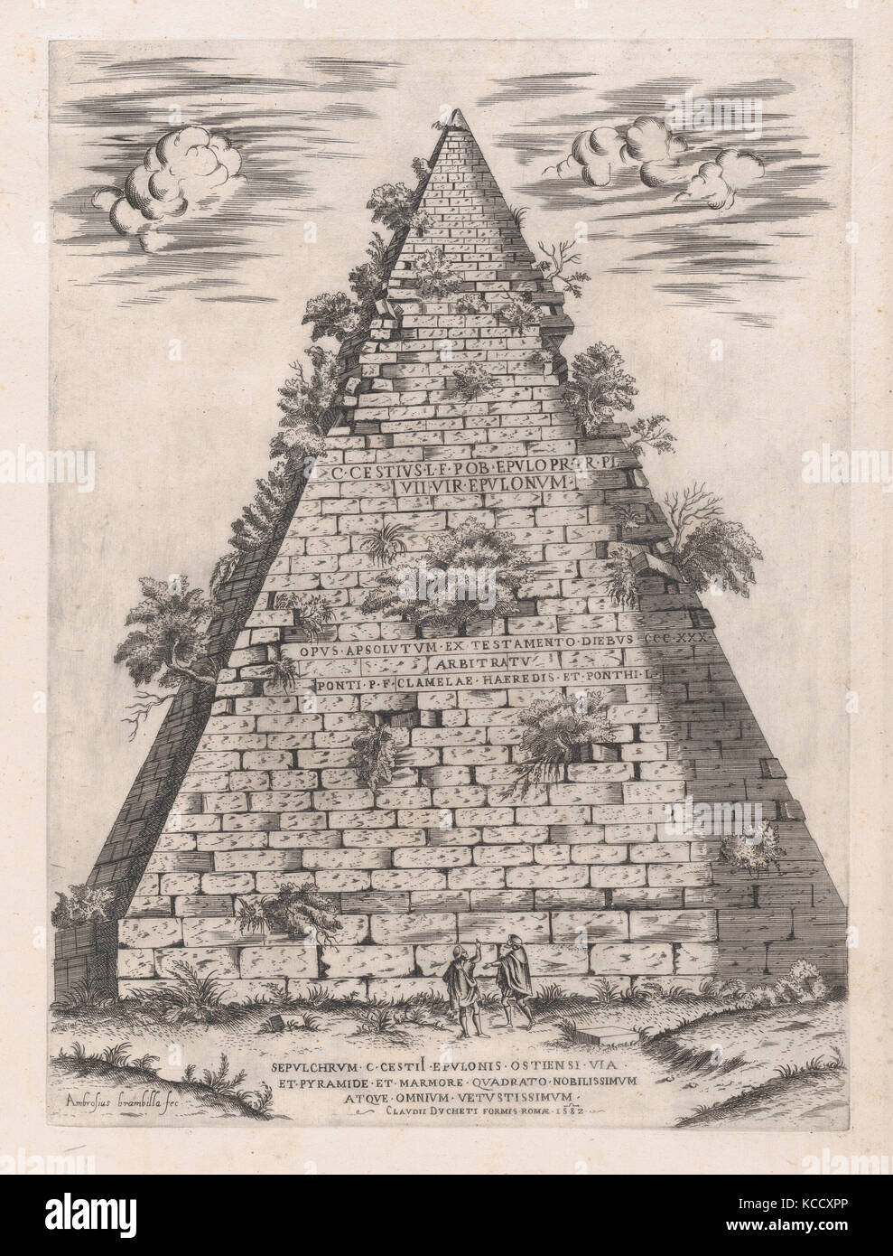 Speculum Romanae Magnificentiae: Pyramid of Caius Cestius, Giovanni ...