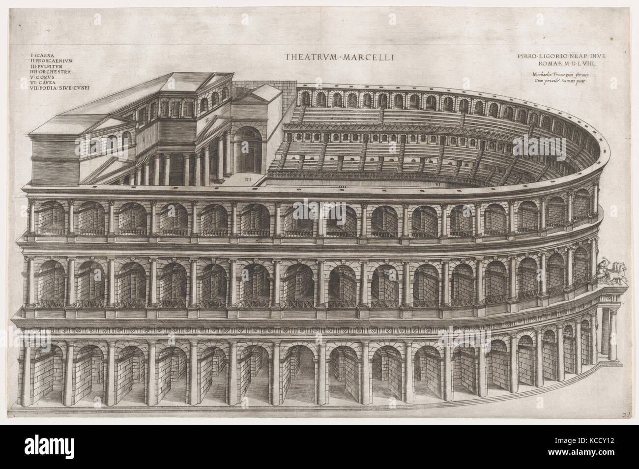 Speculum Romanae Magnificentiae: Theater of Marcellus, Pirro Ligorio ...
