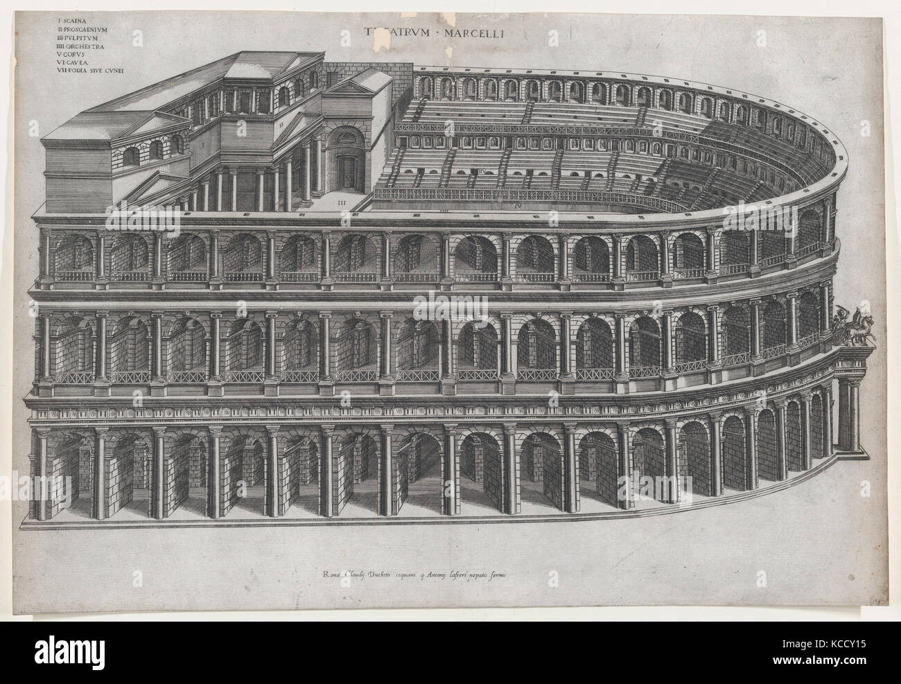 Speculum Romanae Magnificentiae: Theater of Marcellus, Anonymous, 16th ...