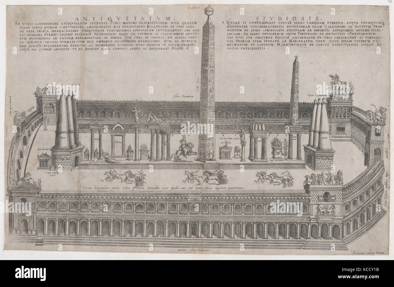 Speculum Romanae Magnificentiae: Circus Maximus, Anonymous, After Pirro ...