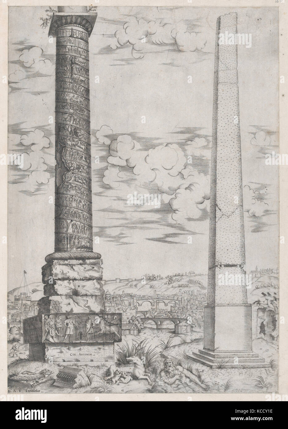 Speculum Romanae Magnificentiae: Column of Antoninus and a Roman ...