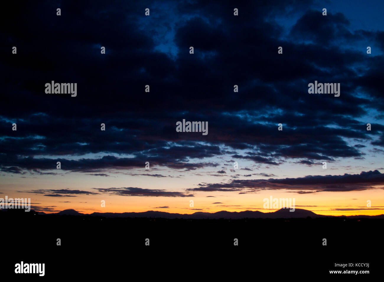 Sunset in Oregon Stock Photo - Alamy