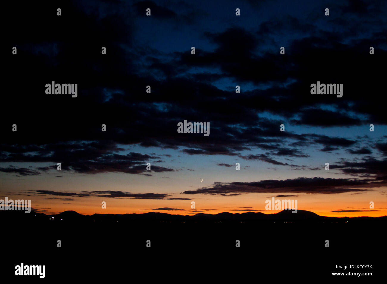 Sunset in Oregon Stock Photo - Alamy