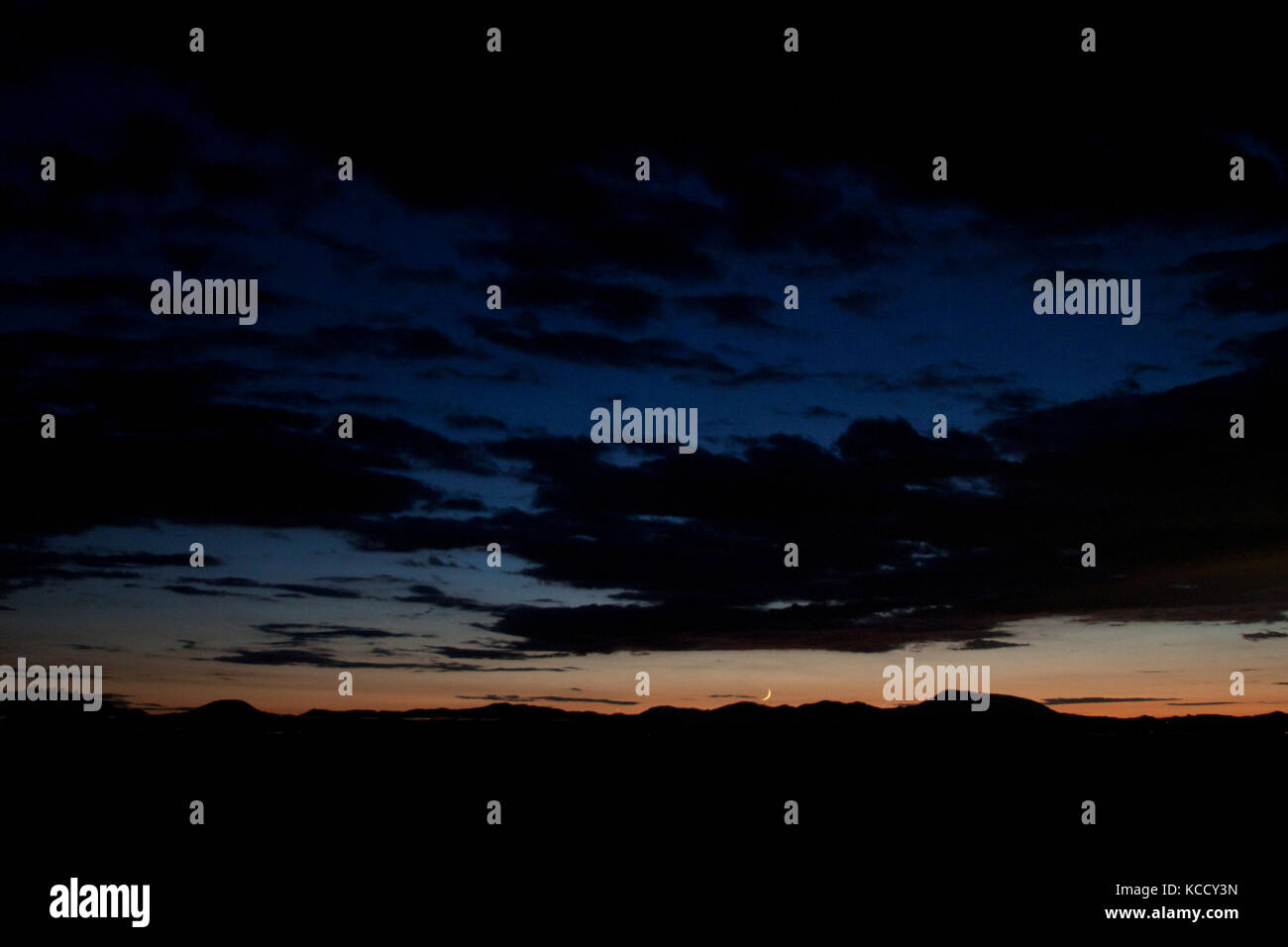 Sunset in Oregon Stock Photo - Alamy