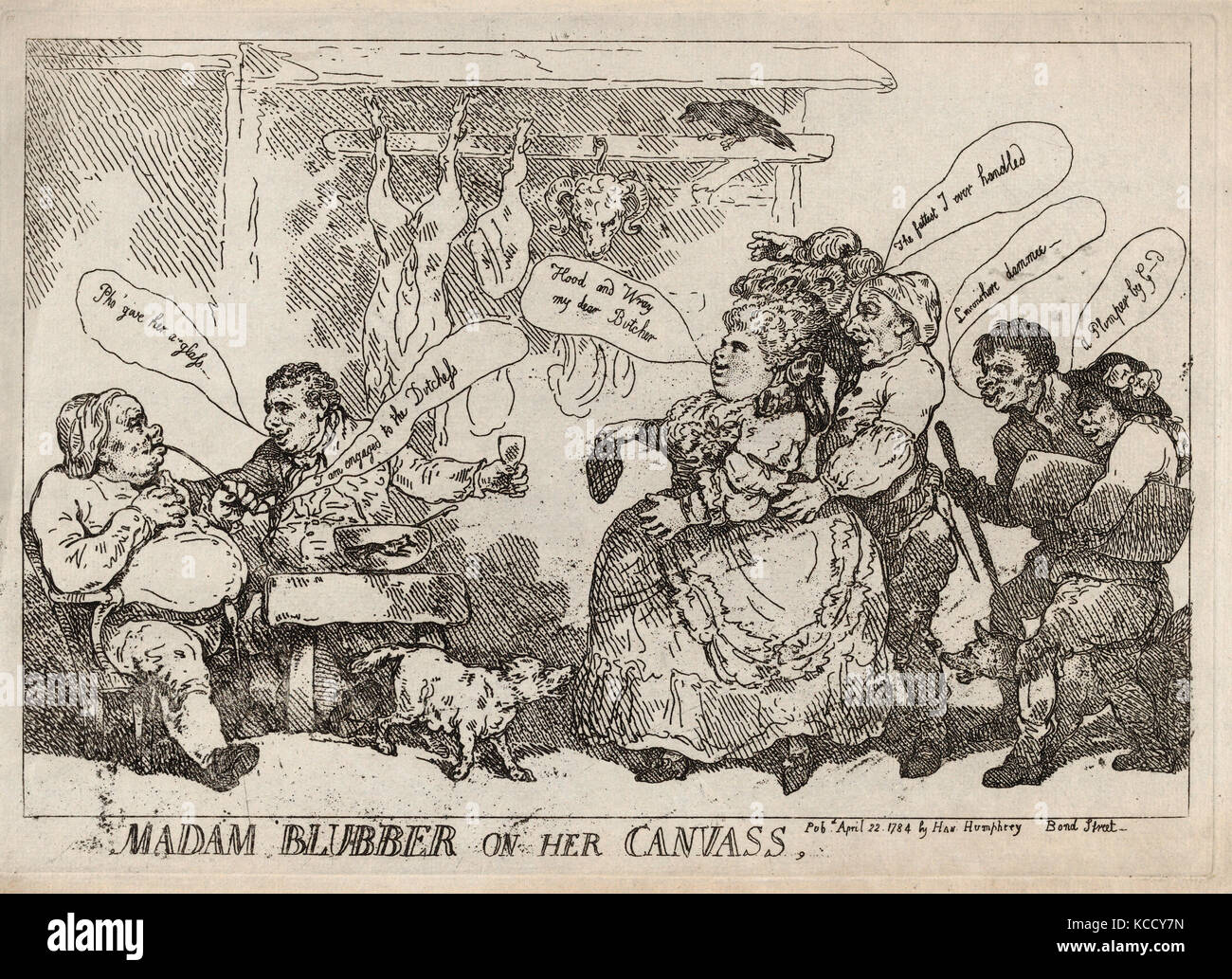 Drawings and Prints, Print, Madam Blubber On Her Canvass, Publisher ...