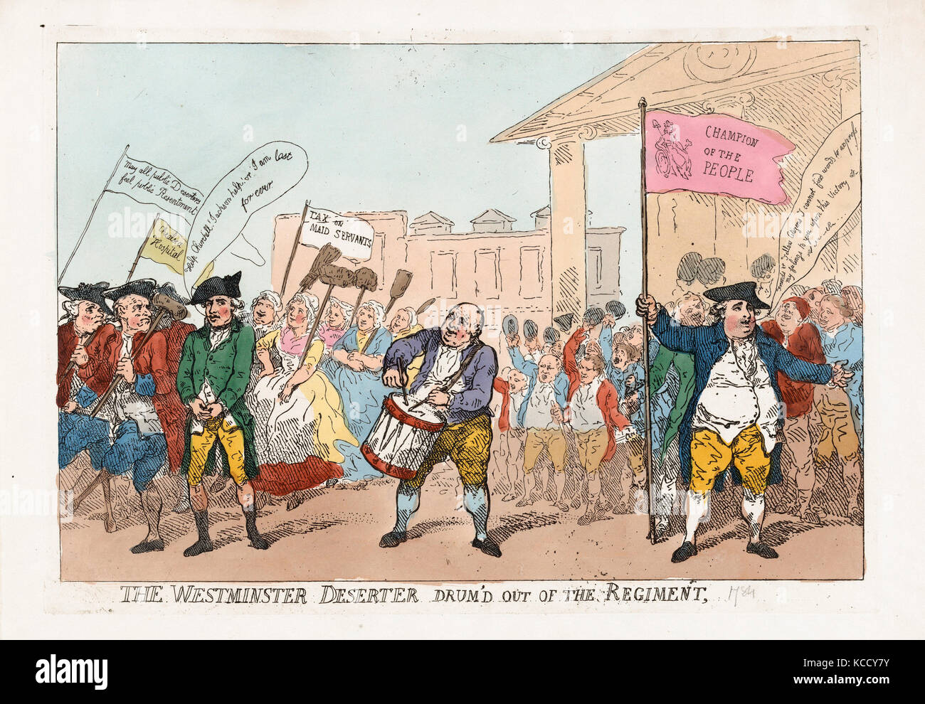 Drawings and Prints, Print, The Westminster Deserter Drum'd Out of The ...