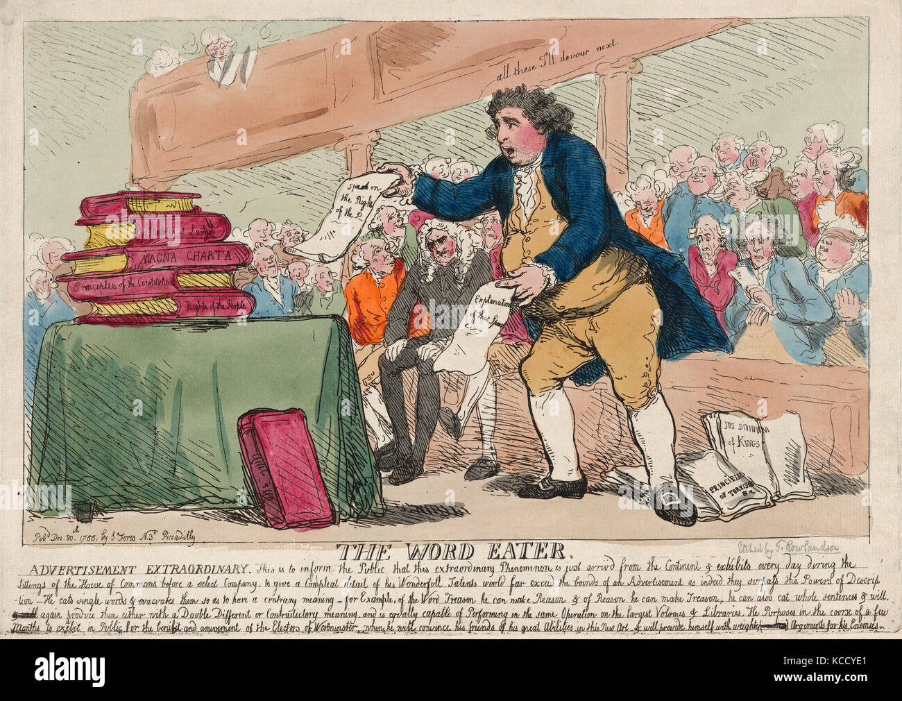 Drawings and Prints, Print, The Word-Eater, Artist, Publisher, Thomas ...