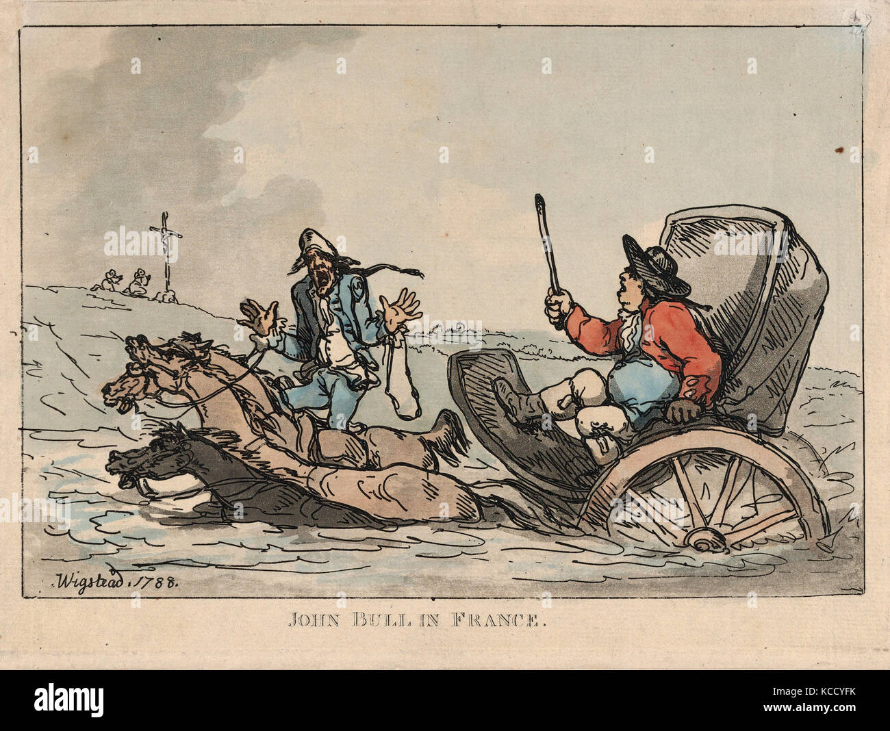 Drawings and Prints, Print, John Bull in France, Artist, Thomas ...