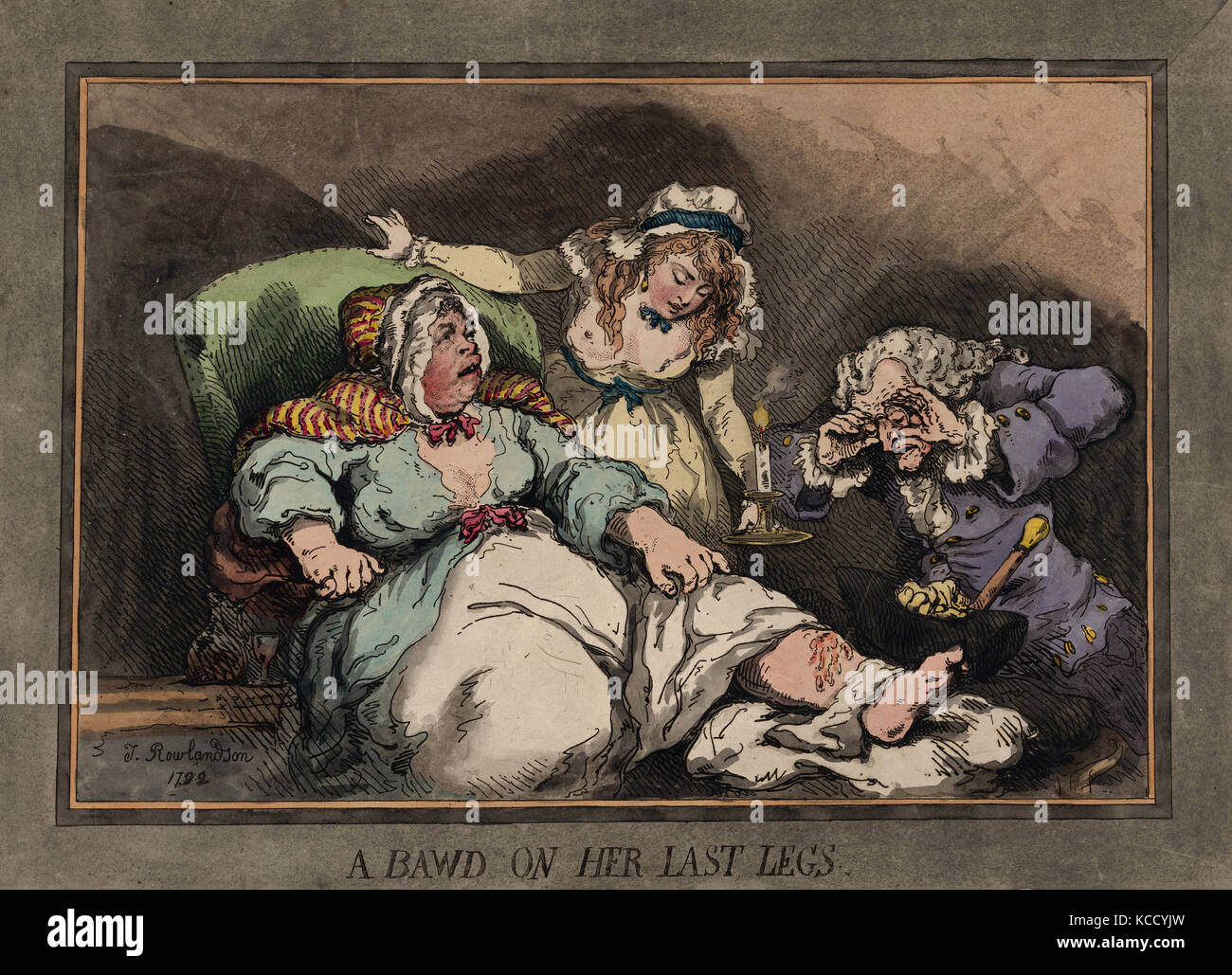 Drawings and Prints, Print, A Bawd on her Last Legs, Artist, Publisher ...