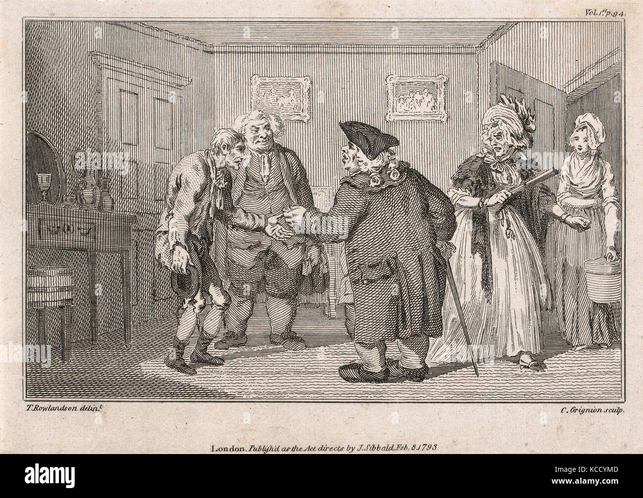 Drawings and Prints, Print, The First Meeting of Matthew Bramble and ...