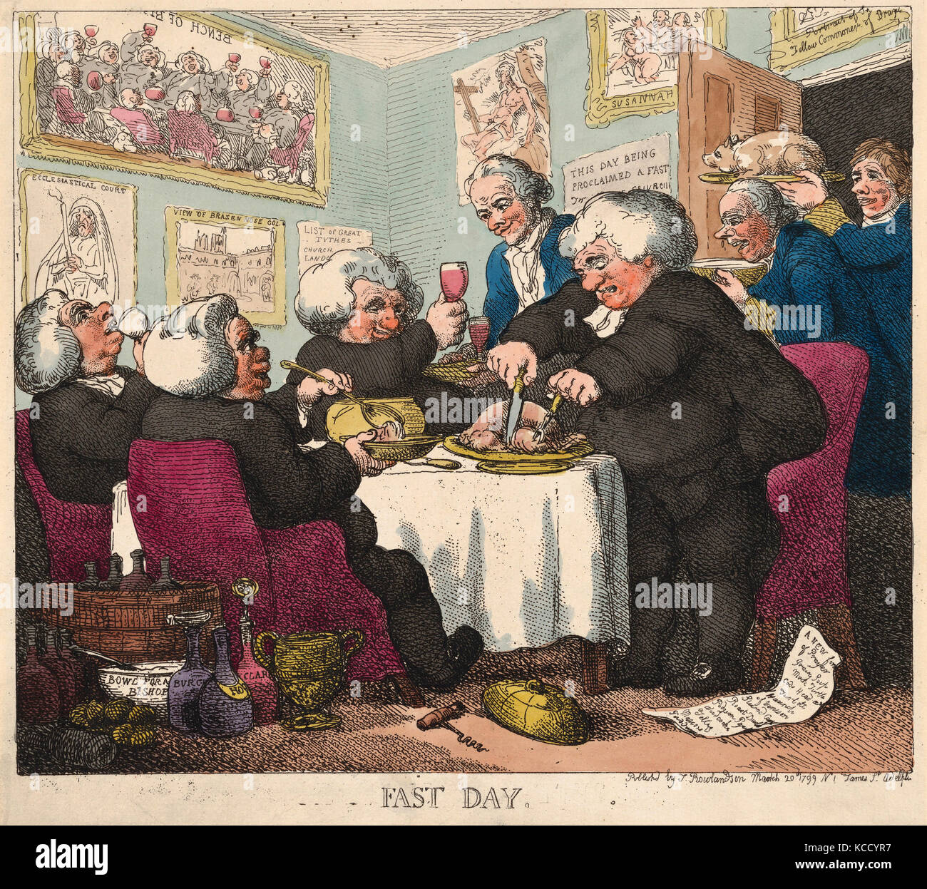 Drawings and Prints, Print, Fast Day, Artist and publisher, Thomas ...