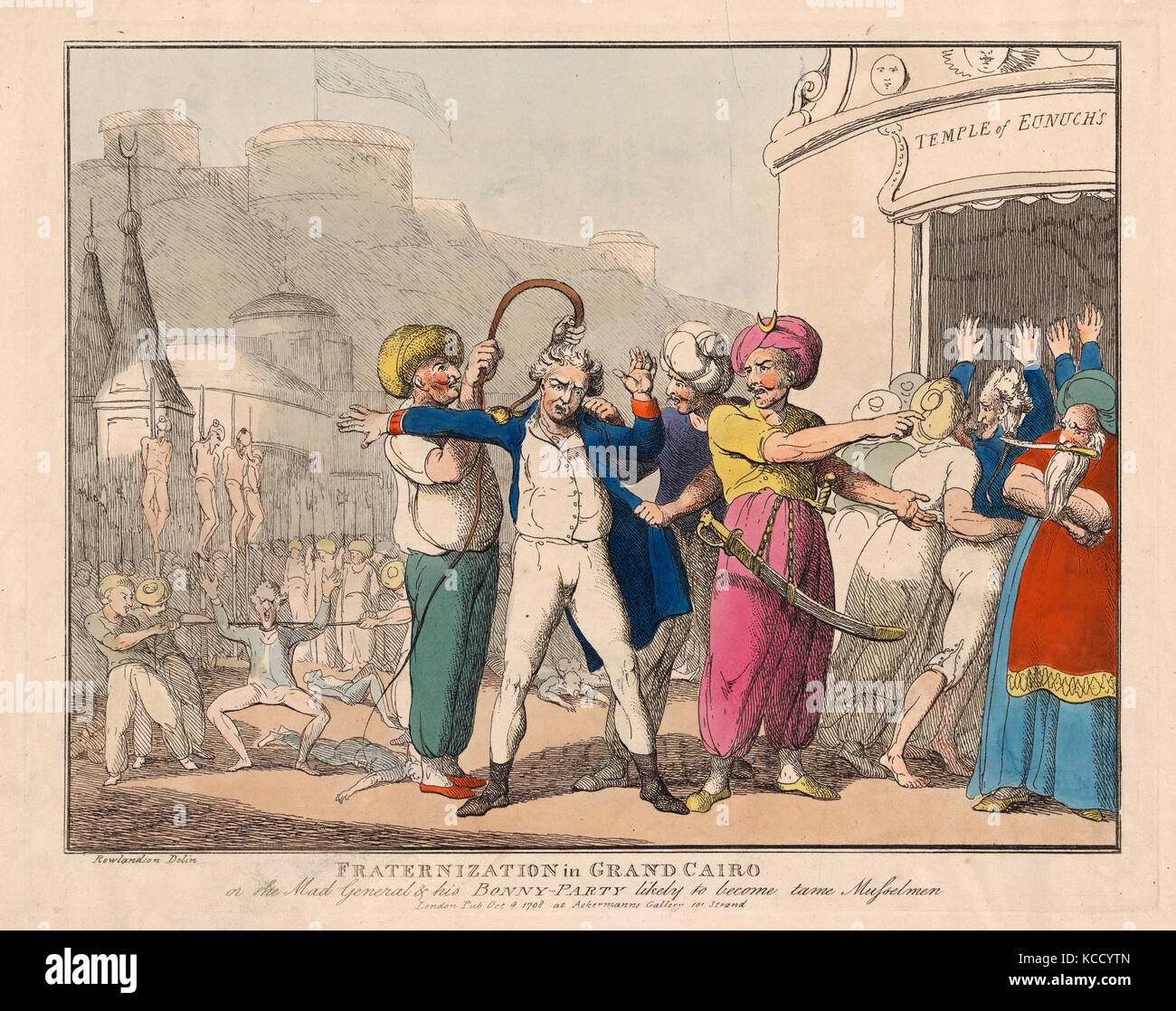 Fraternization in Grand Cairo, or The Made General & his Bonny Party ...