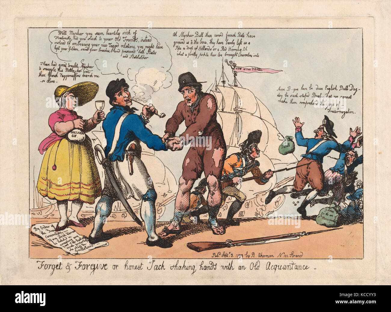 Drawings and Prints, Print, Forget & Forgive, or Honest Jack Shaking ...