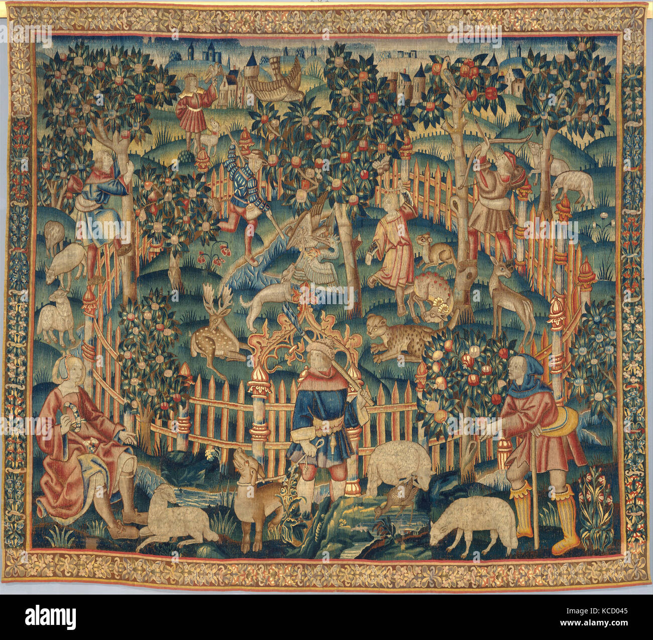 Hunting of Birds with a Hawk and a Bow (from the Hunting Parks ...