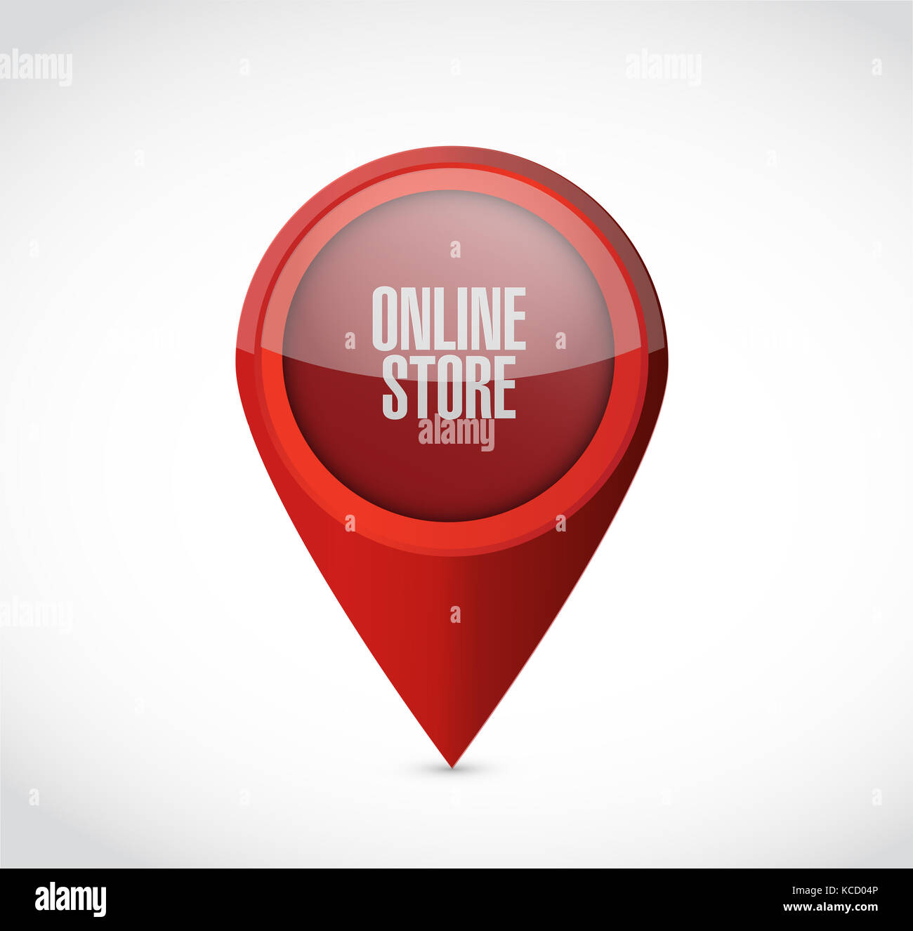 online store pointer sign concept illustration design Stock Photo - Alamy