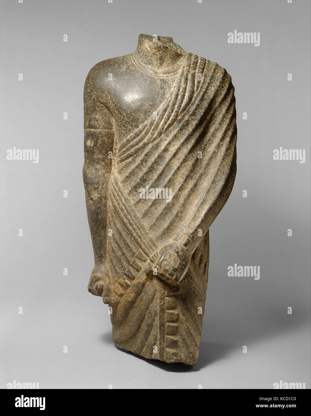 Torso of a Striding Draped Male Figure, 304 B.C.–A.D. 364 Stock Photo ...