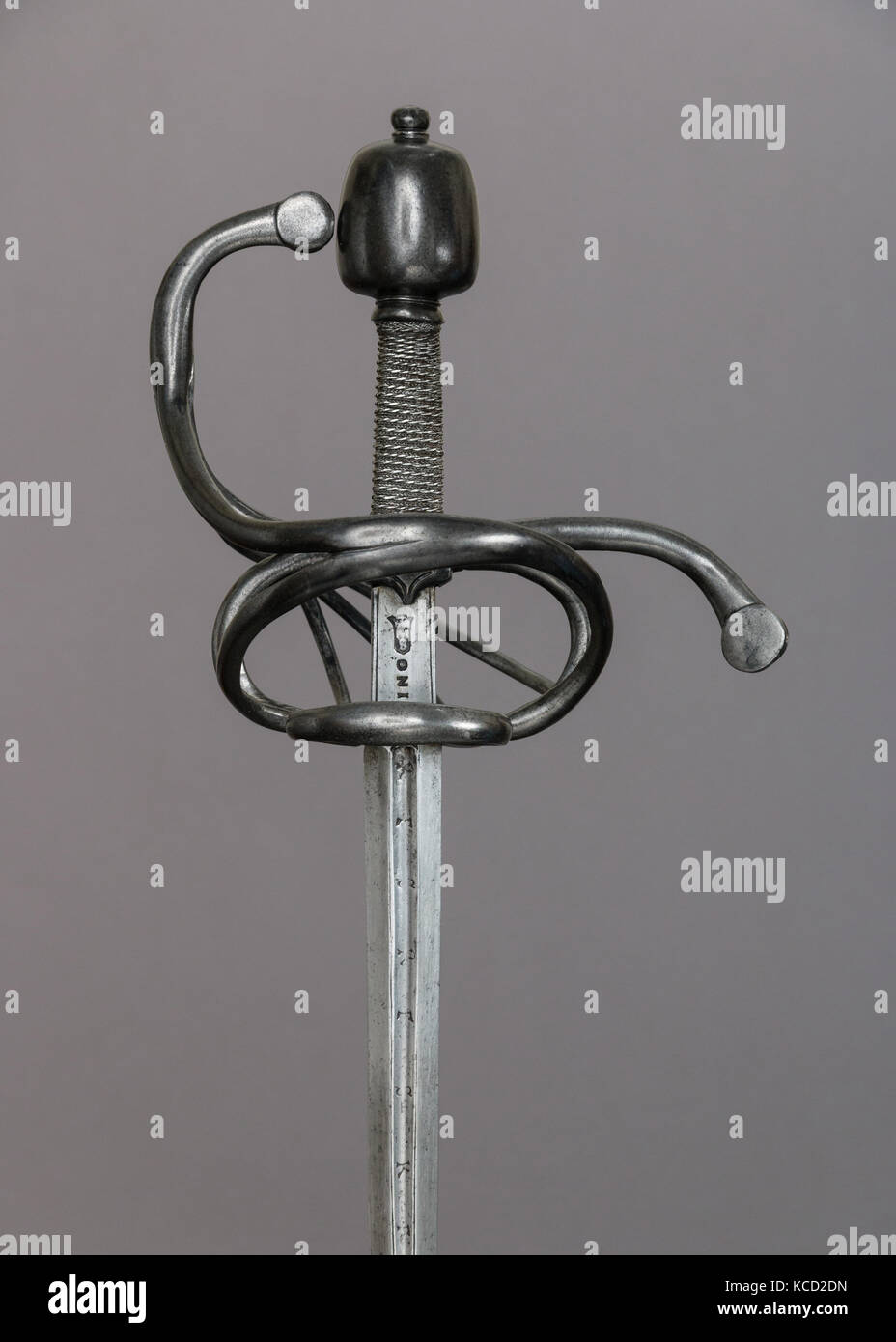 Rapier, late 16th century, Milan, hilt, probably German; blade, Italian ...