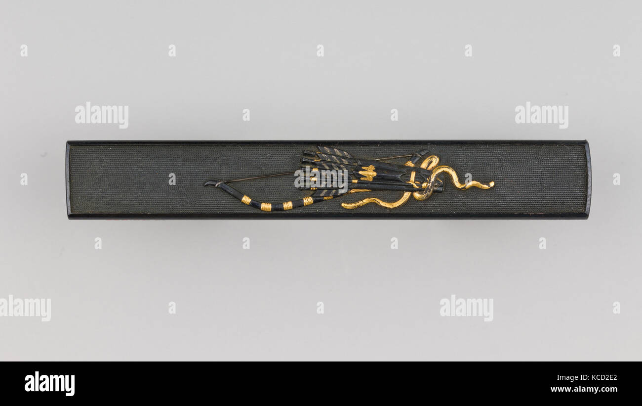 Knife Handle (Kozuka), 18th century, Japanese, Copper-gold alloy ...