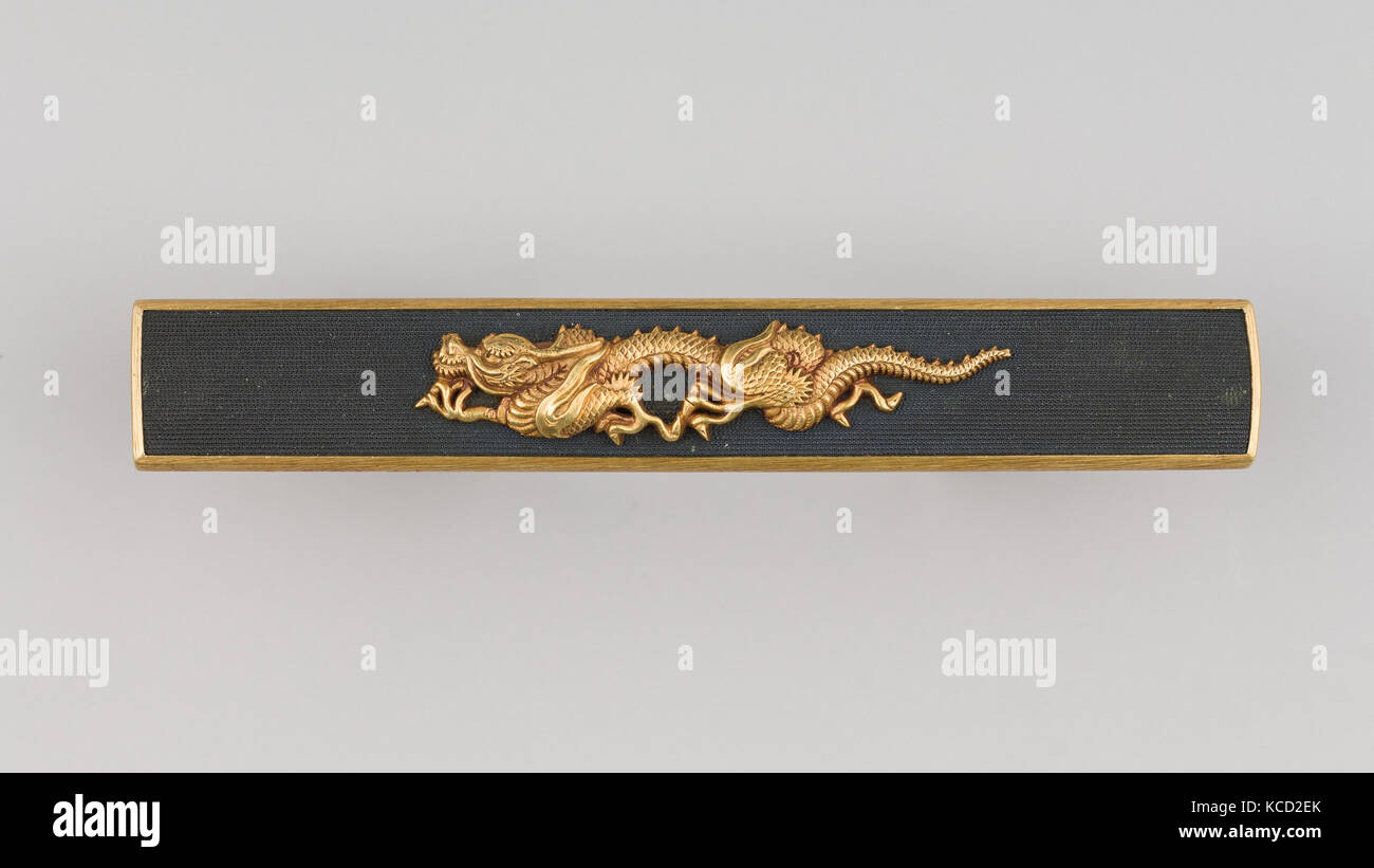Knife Handle (Kozuka), 18th century, Japanese, Copper-gold alloy ...