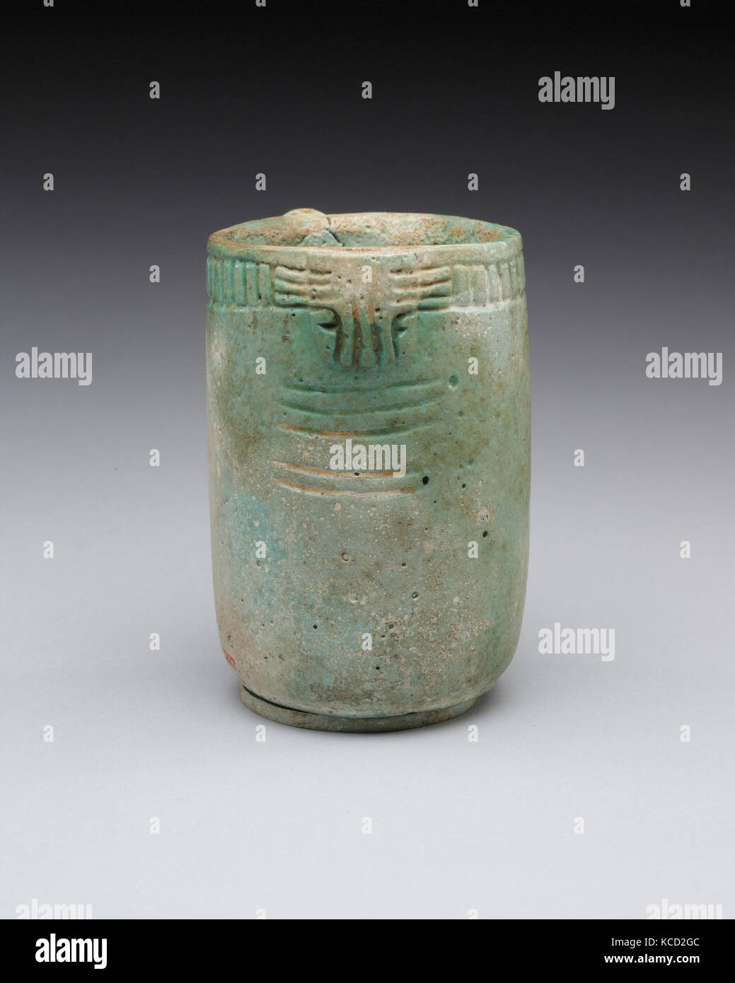 Jar with decorated rim, swivel, and knob, 664–30 B.C Stock Photo - Alamy