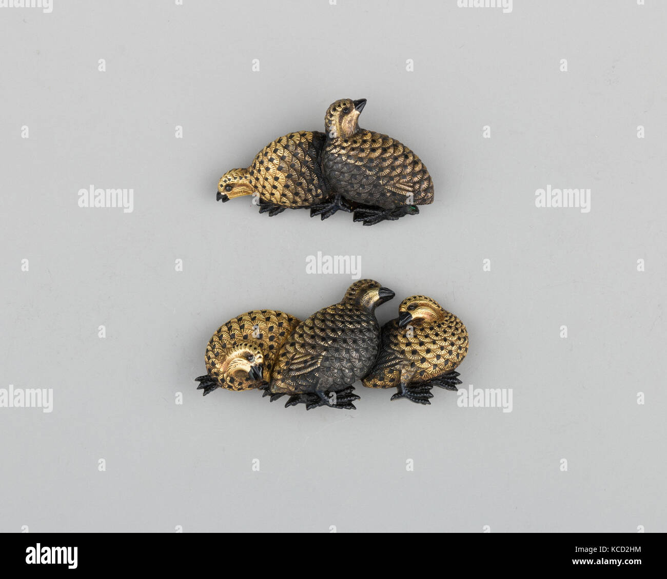Pair of Sword-Grip Ornaments (Menuki), 19th century Stock Photo - Alamy