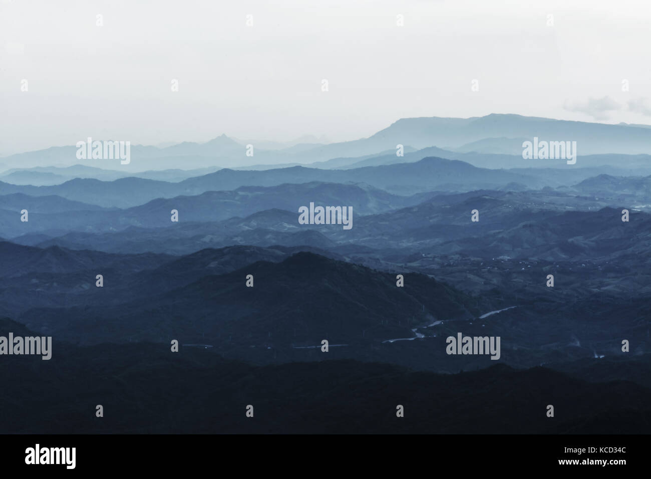 Layers of mountain Stock Photo - Alamy