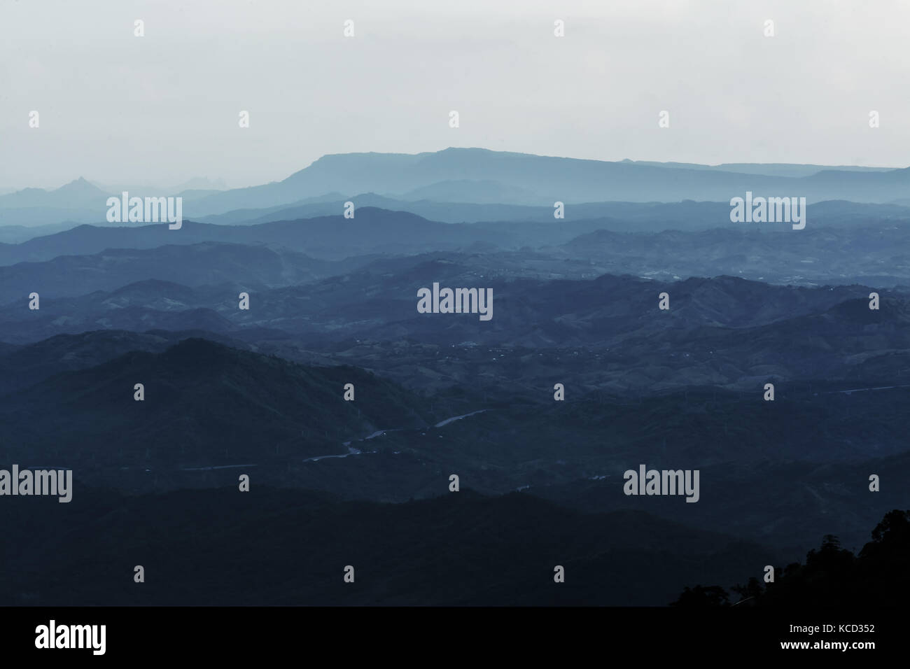 Layers of mountain Stock Photo - Alamy