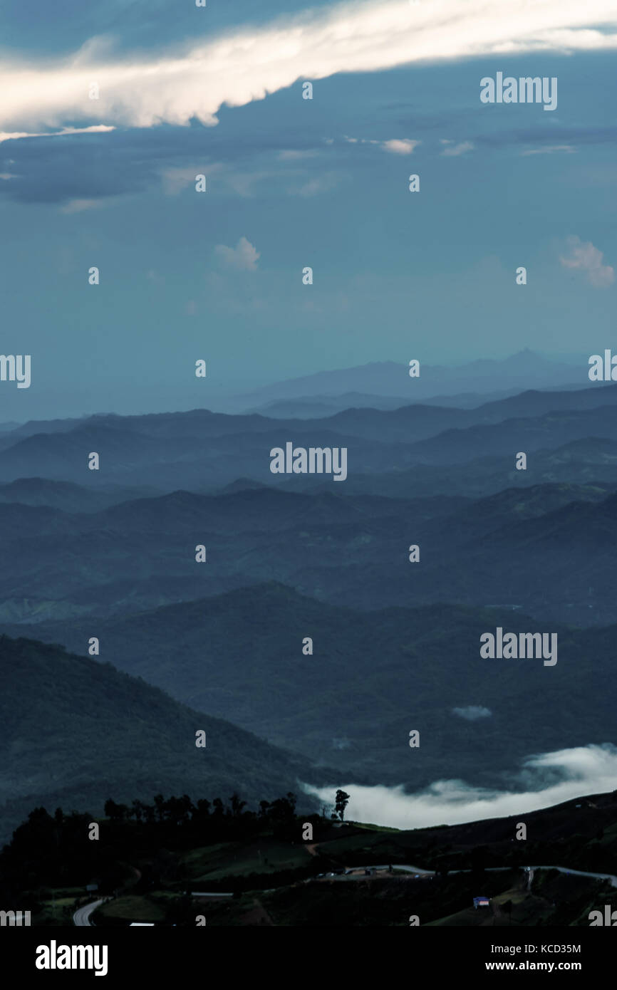 Layers of mountain Stock Photo - Alamy