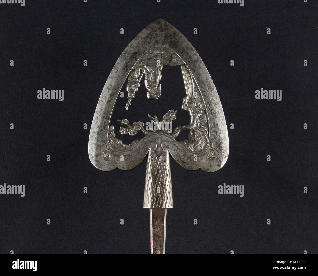 Arrowhead (Yanonē), dated 1645, Japanese, Steel, L. 11 3/8 in. (28.9 cm ...