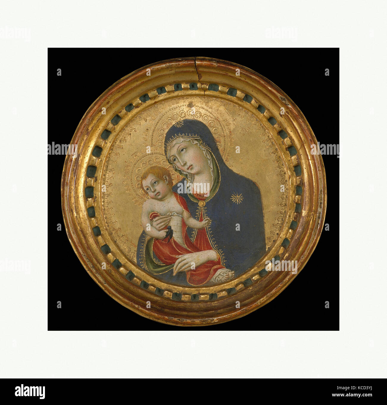 Integral tondo molding, mid-15th century, Sienese, Single piece of ...