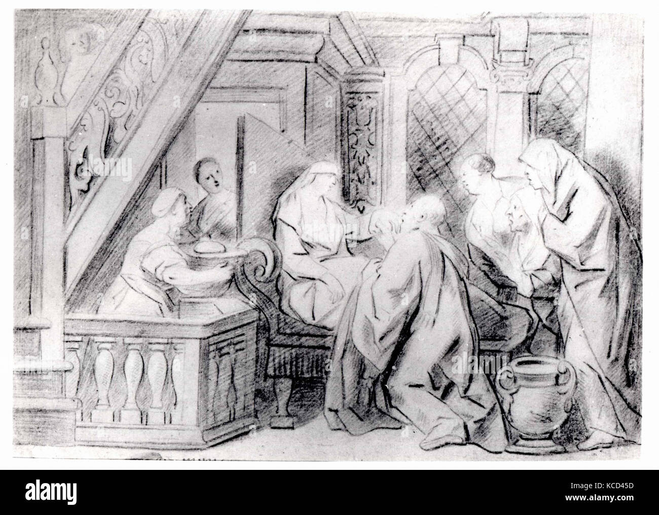 Dorcas Raised From the Dead by Saint Peter, Copy after Jacob Jordaens ...