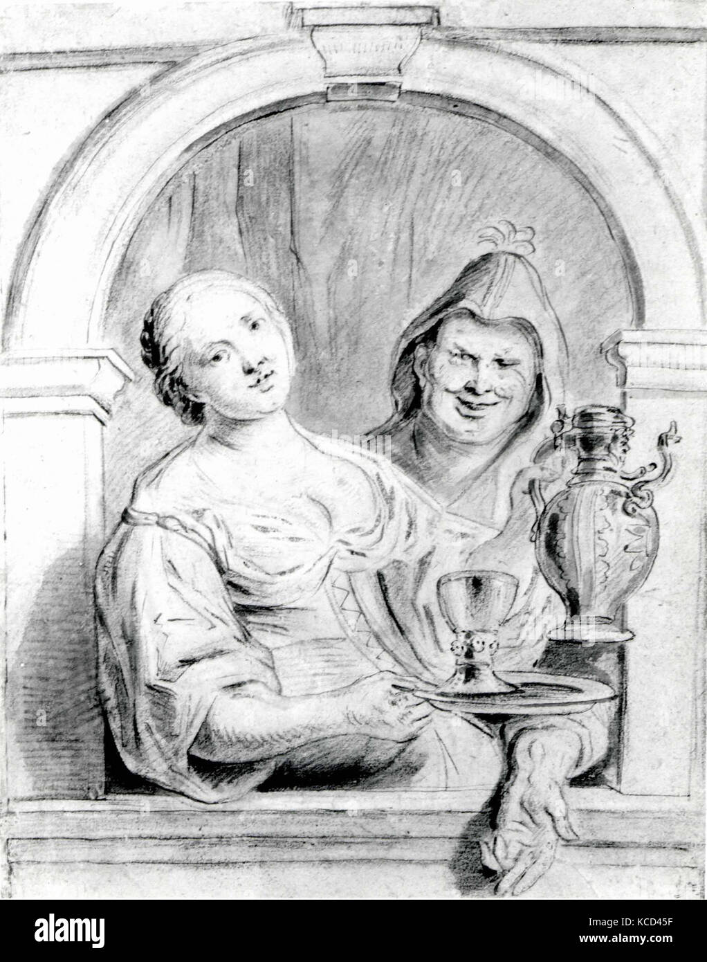 The Young Woman and the Jester, Copy after Jacob Jordaens, ca. 1640–50 ...