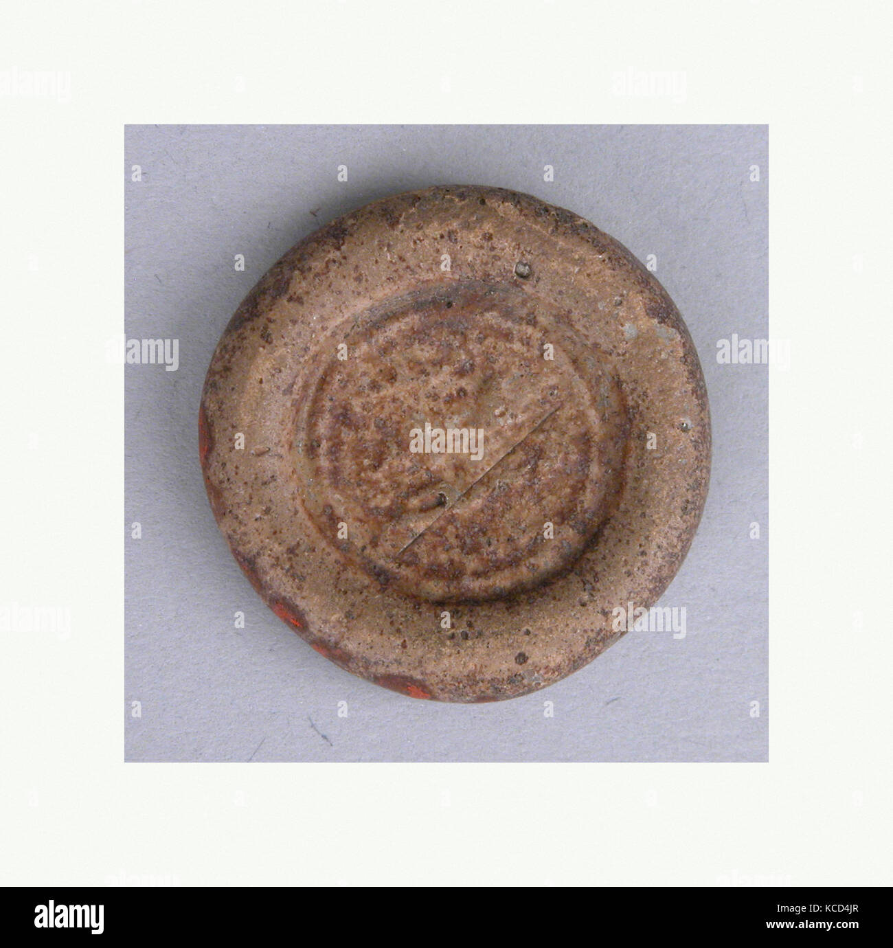 Coin Weight, 12th century, Attributed to Egypt, Glass, Diam. 1 in. (2.5 ...