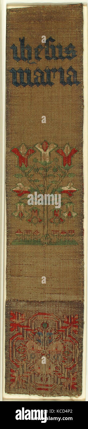 Textile, 15th century, Made in Cologne, Germany, German, Silk, linen ...