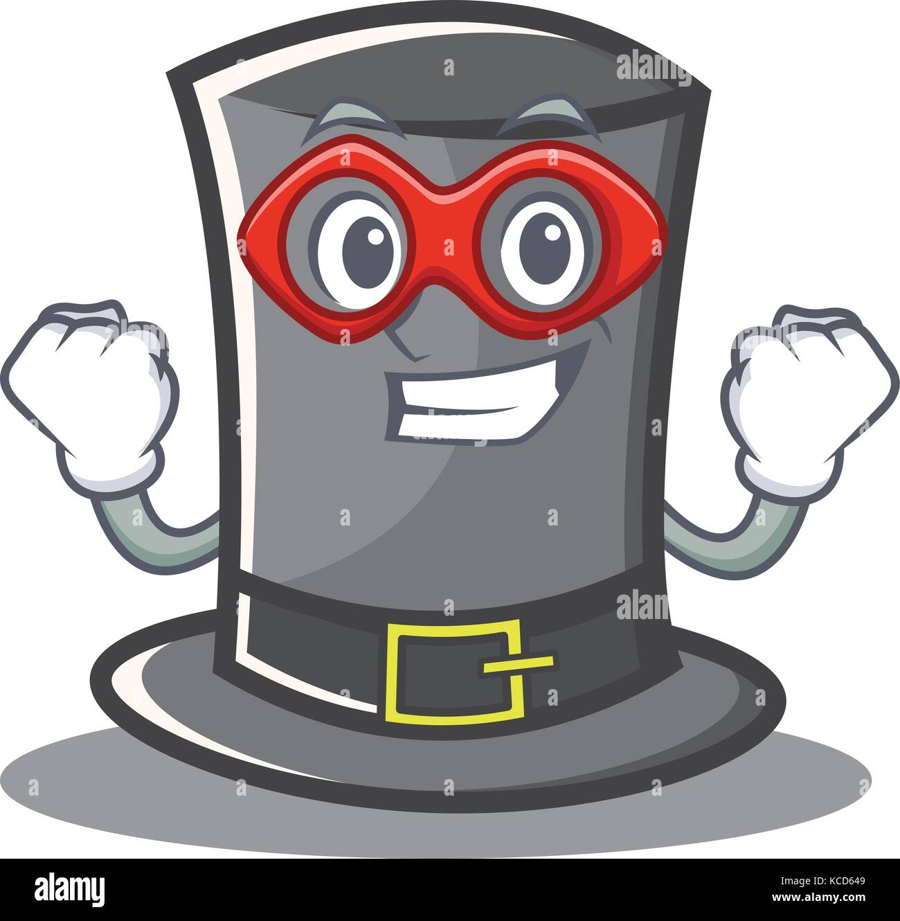 Super hero Thanksgiving hat character cartoon Stock Vector Image & Art ...