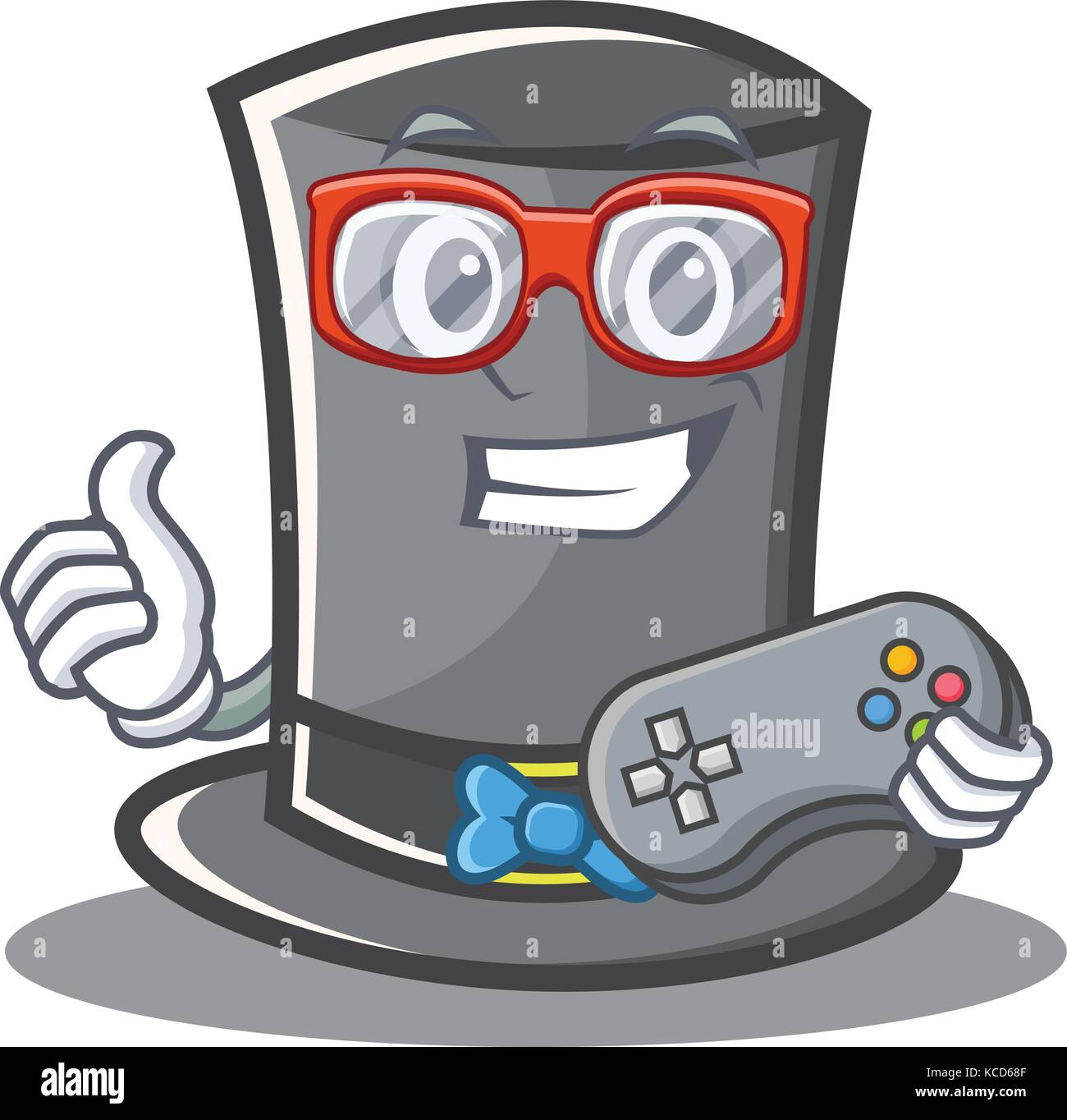 Gamer Thanksgiving hat character cartoon Stock Vector Image & Art - Alamy