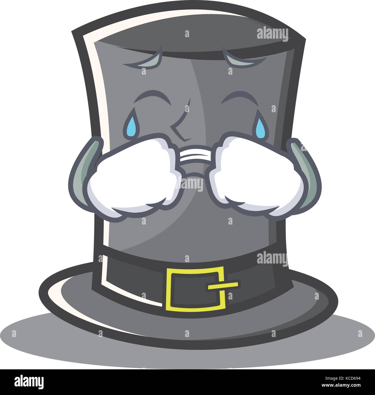 Crying Thanksgiving hat character cartoon Stock Vector Image & Art - Alamy