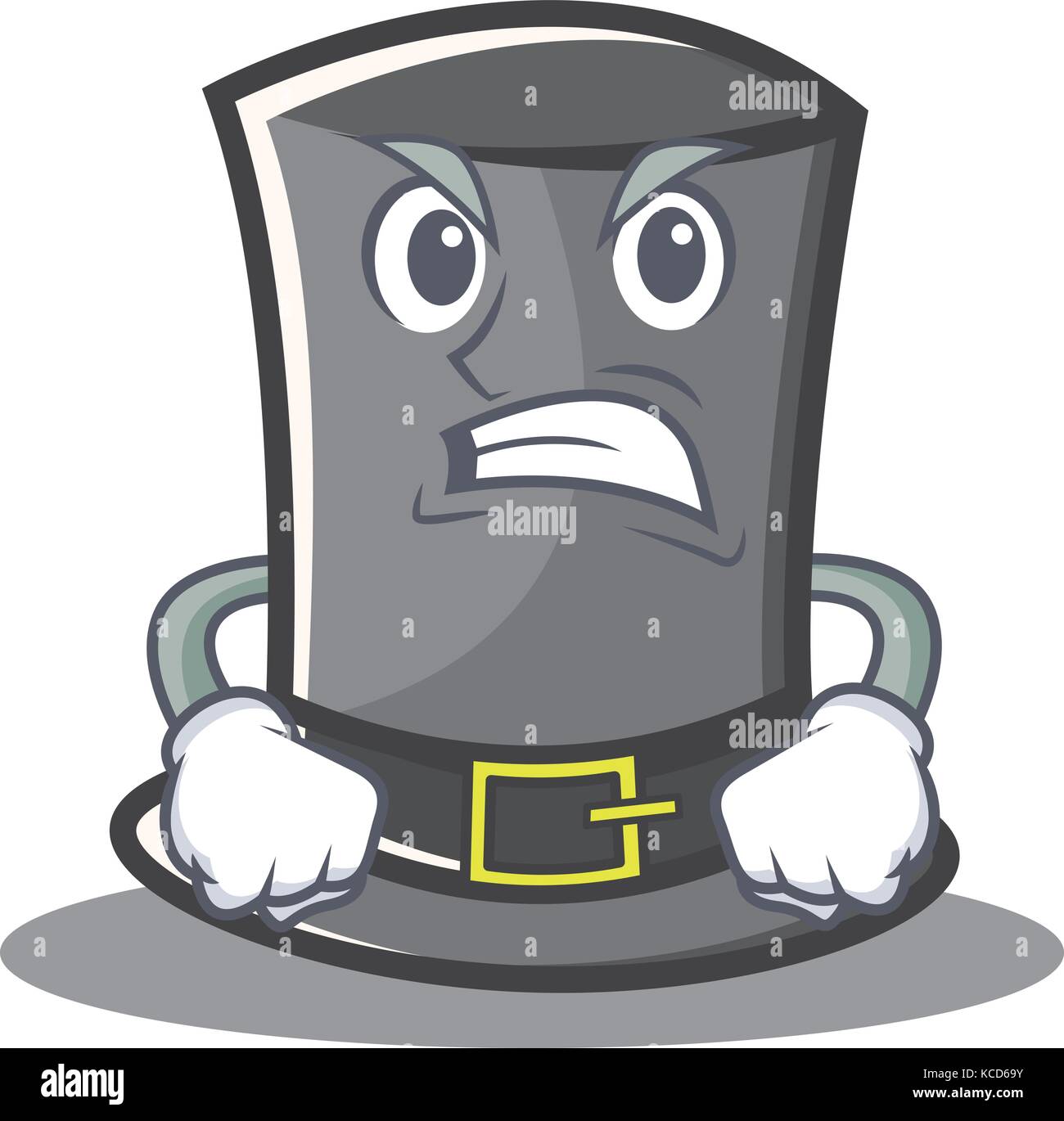 Angry Thanksgiving hat character cartoon Stock Vector Image & Art - Alamy