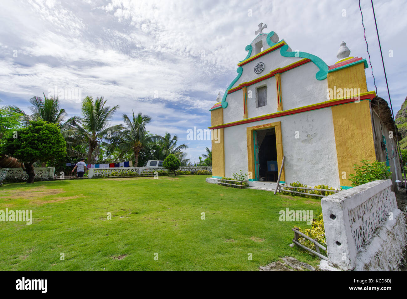 Church in Chavayan town, Sabtang Island, Batanes , Philippines Stock ...