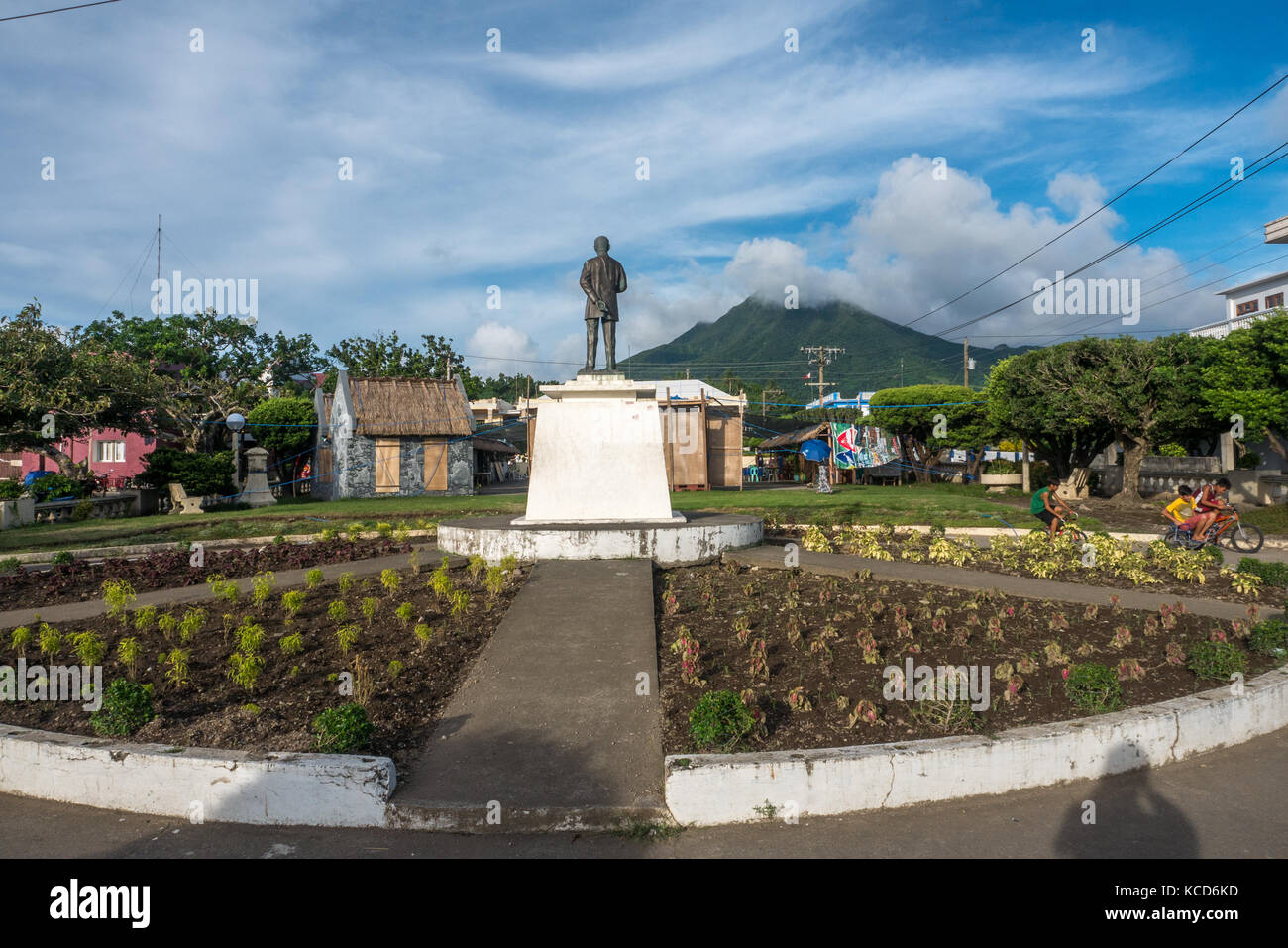 Rizal statue in Basco Plaza , Batanes , Philippines Stock Photo - Alamy