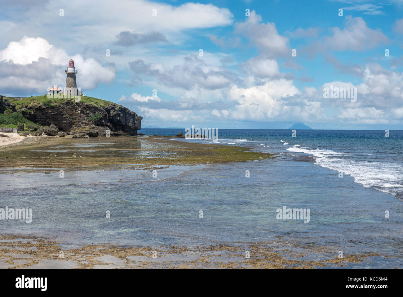 Lighthouse and beach in Sabtang island , Batanes, Philippines Stock ...