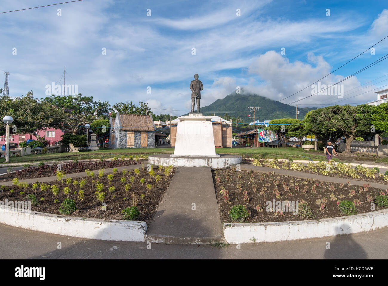 Rizal statue in Basco Plaza , Batanes , Philippines Stock Photo - Alamy